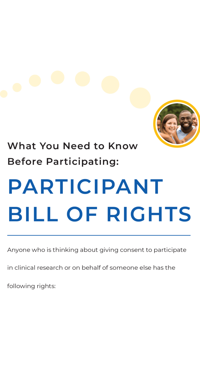 Participant Bill of Rights - CISCRP