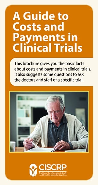 A Guide to Costs and Payments in Clinical Trials - Brochure